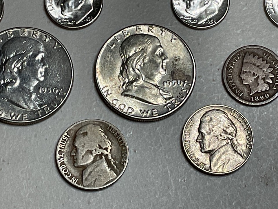 Old vintage Coin Sale/Mixed coin Lot/ SILVER/RARE COINS, very gradable ...