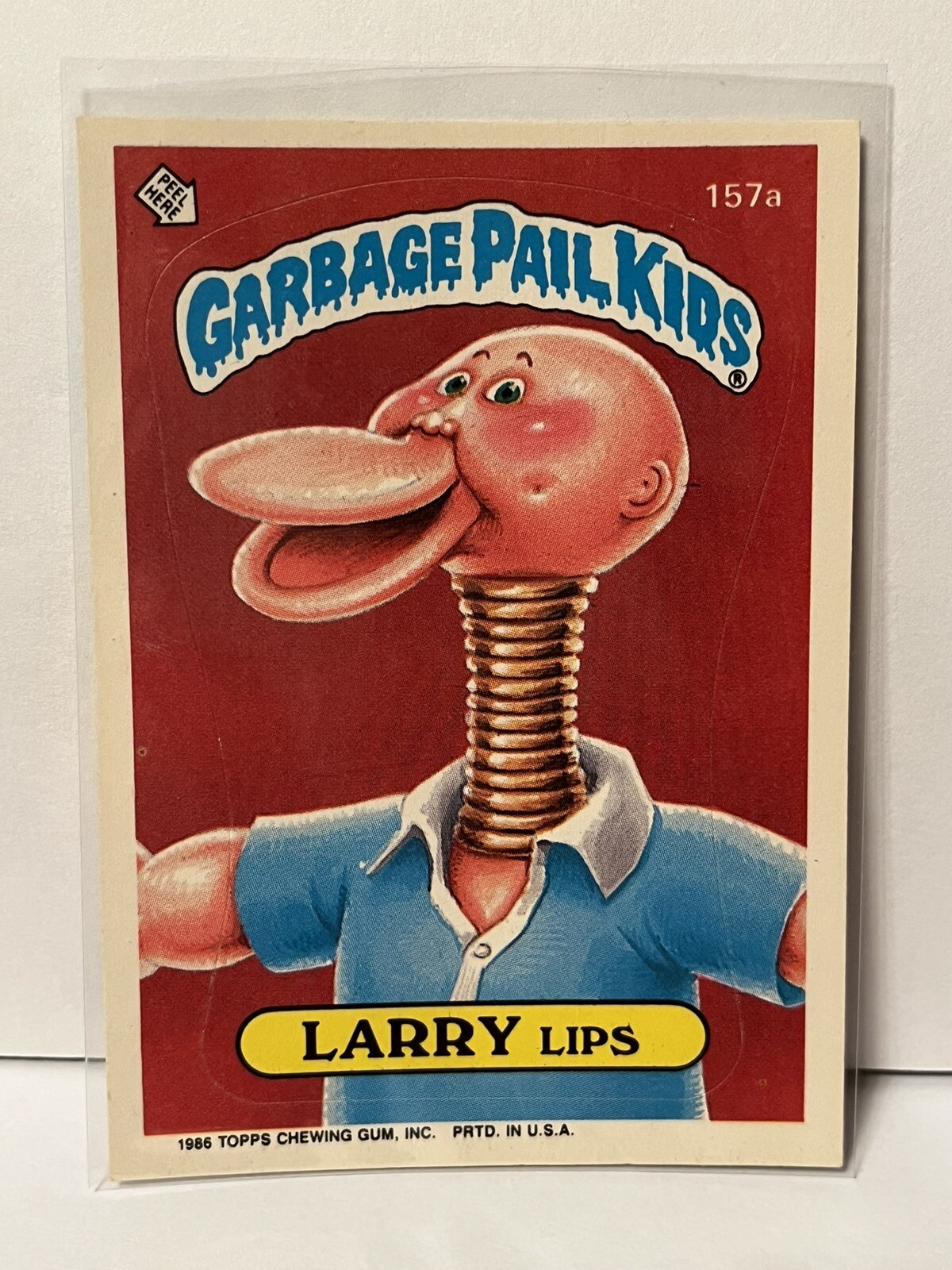1986 Topps Garbage Pail Kids Card # 157a - 4th Series - LARRY LIPS - | eBay