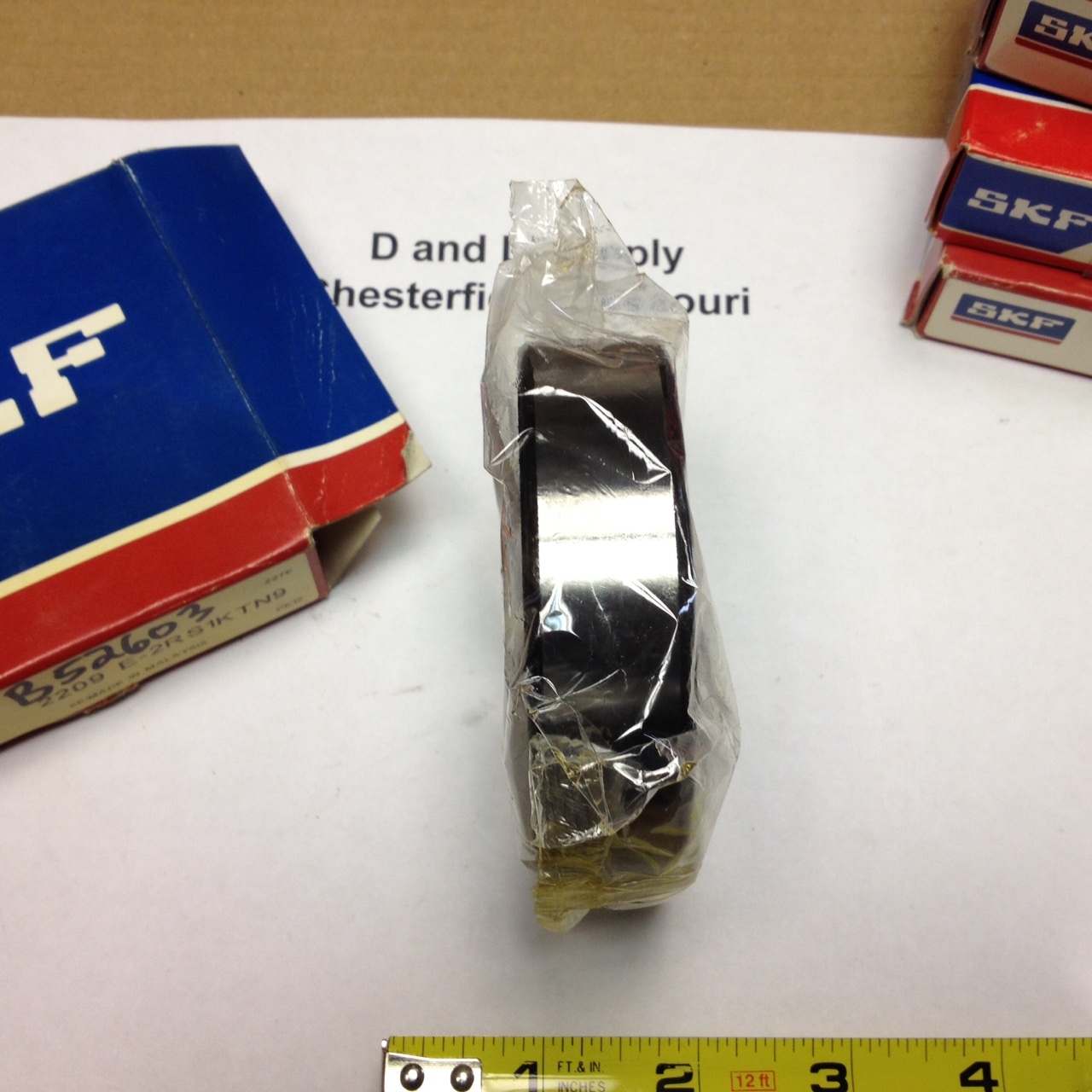 SKF Self-Aligning Ball Bearing, 2209 E-2RS1KTN9, 45mm ID, 85mm OD, New ...
