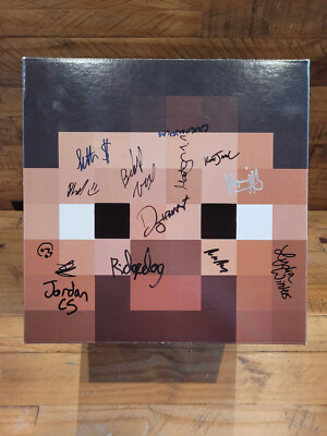 Minecraft Minecon SIGNED Steve Head Youtuber CaptainSparklez ...