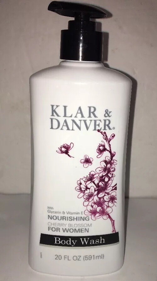 KLAR & Danver Body Wash W Glycerin/Vitamin E Nourishing Cherry Blossom ...