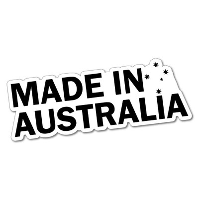 MADE IN AUSTRALIA Sticker Aussie Car Flag 4x4 Funny Ute #5421EN | eBay