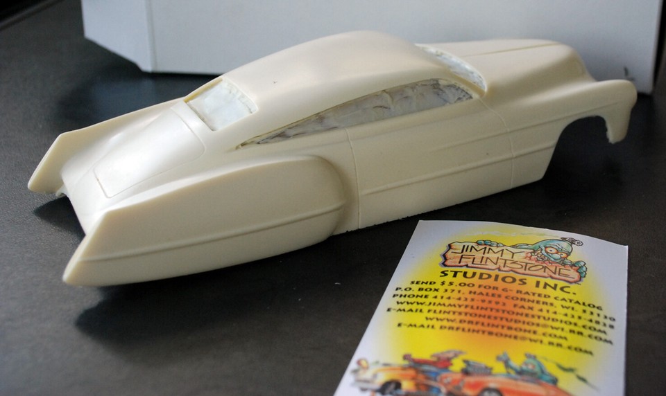 Jimmy Flintstone 1948 Cadillac Chip Foose Cadzilla Resin Body only 1:25 ...