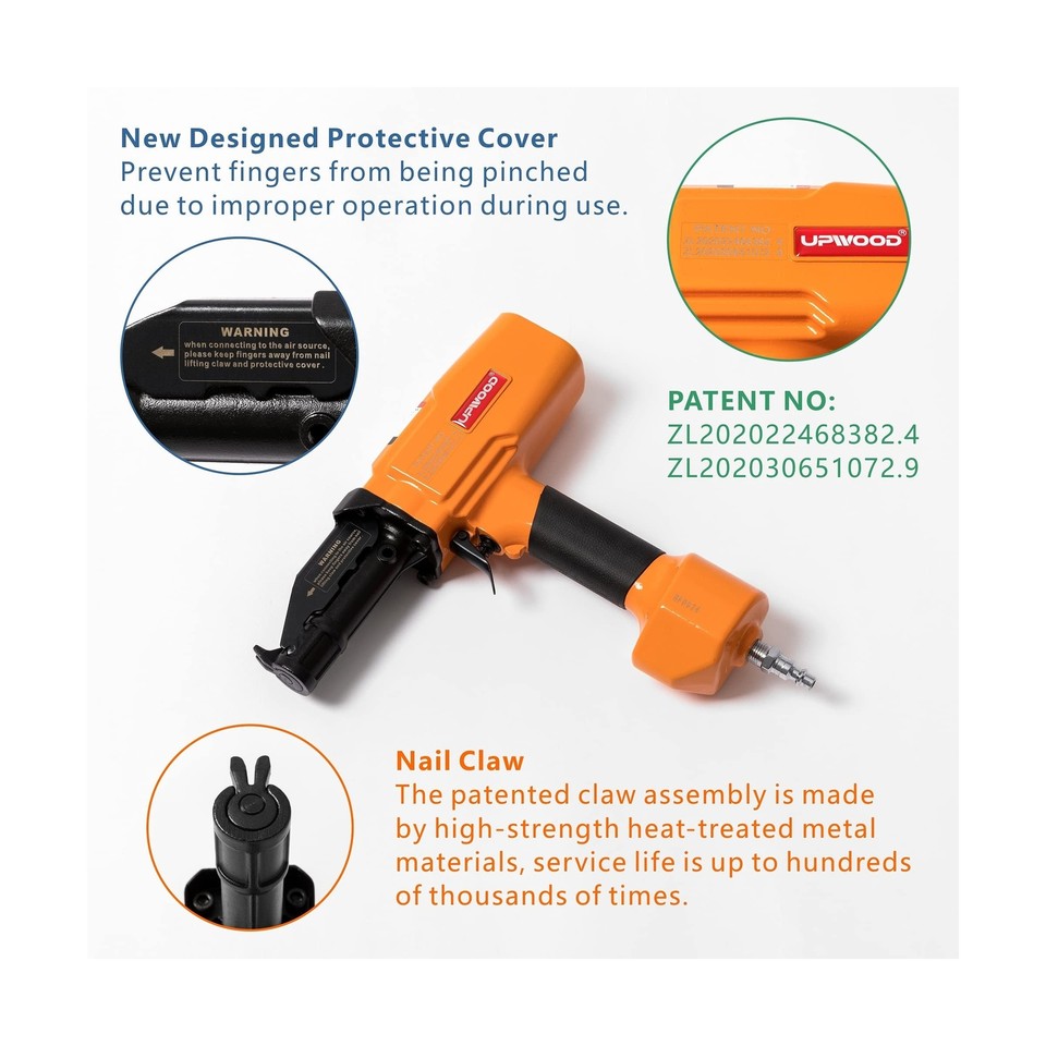 Air Nail Puller Nail Remover Pneumatic Denailer Tool for Recycled Wood ...