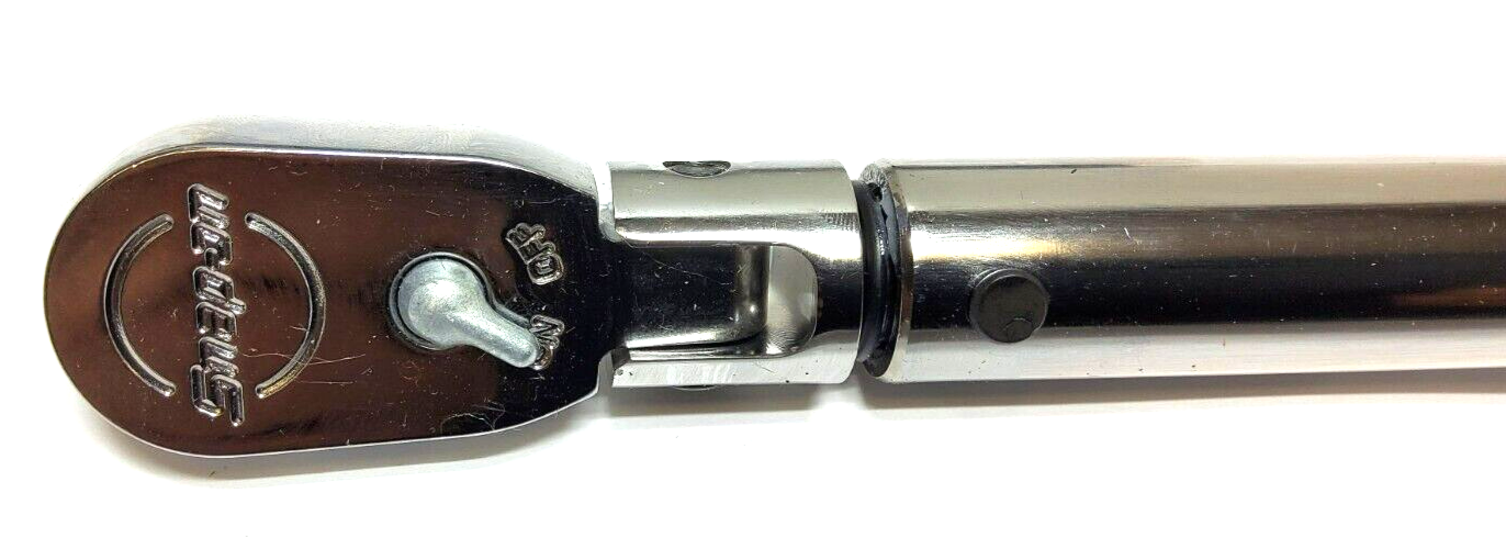 NEW Snap-on™ QD2FR75B 3/8" Dive Click-Type Flex-Head Torque Wrench 5-75 ...