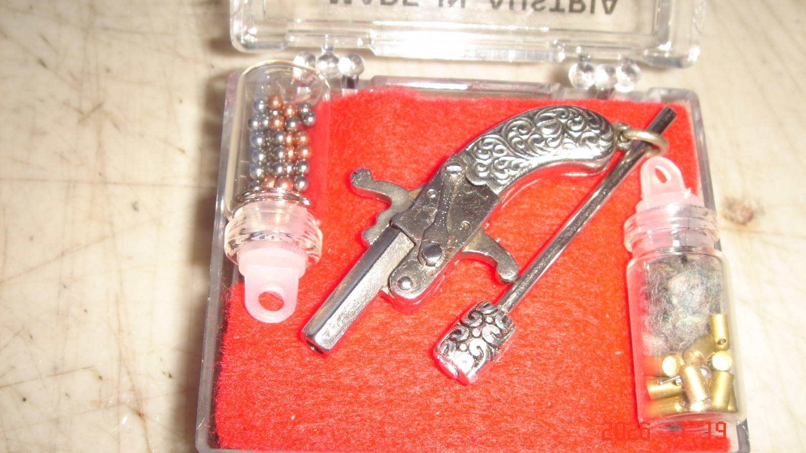 Vintage Rare Miniature Toy Cap Gun 2mm pinfire Pistol LOT | eBay