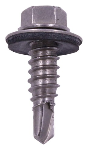 Self Tapping Screws for Metal - #14 x 7/8" Hex Washer Head Self ...