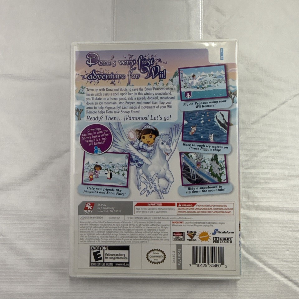 Dora the Explorer: Dora Saves the Snow Princess Nintendo Wii Game ...