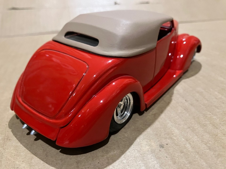 built resin 1937 Ford Convertible using Monogram donor kit 37 Ford | eBay