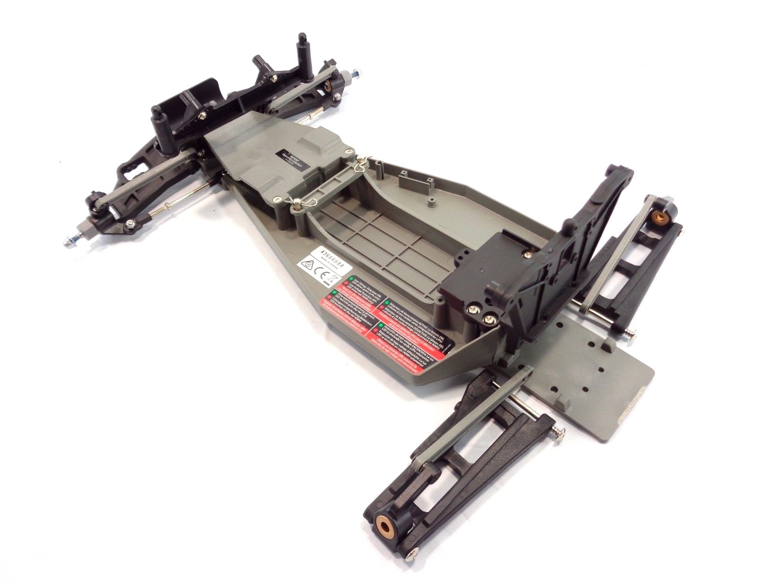 NEW TRAXXAS RUSTLER XL-5 COMPLETE CHASSIS KIT ROLLER ARMS TOWERS MAIN ...