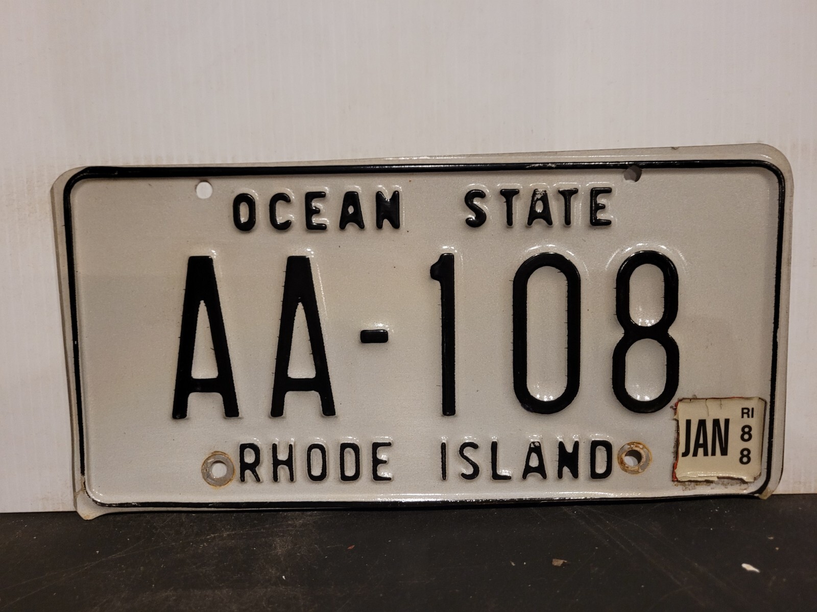 1988 Rhode Island License Plate Tag Original. | eBay