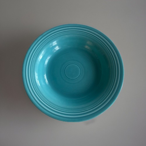FIESTA Fiestaware Turquoise Large Bowl Made In USA 8 1/4inches | eBay