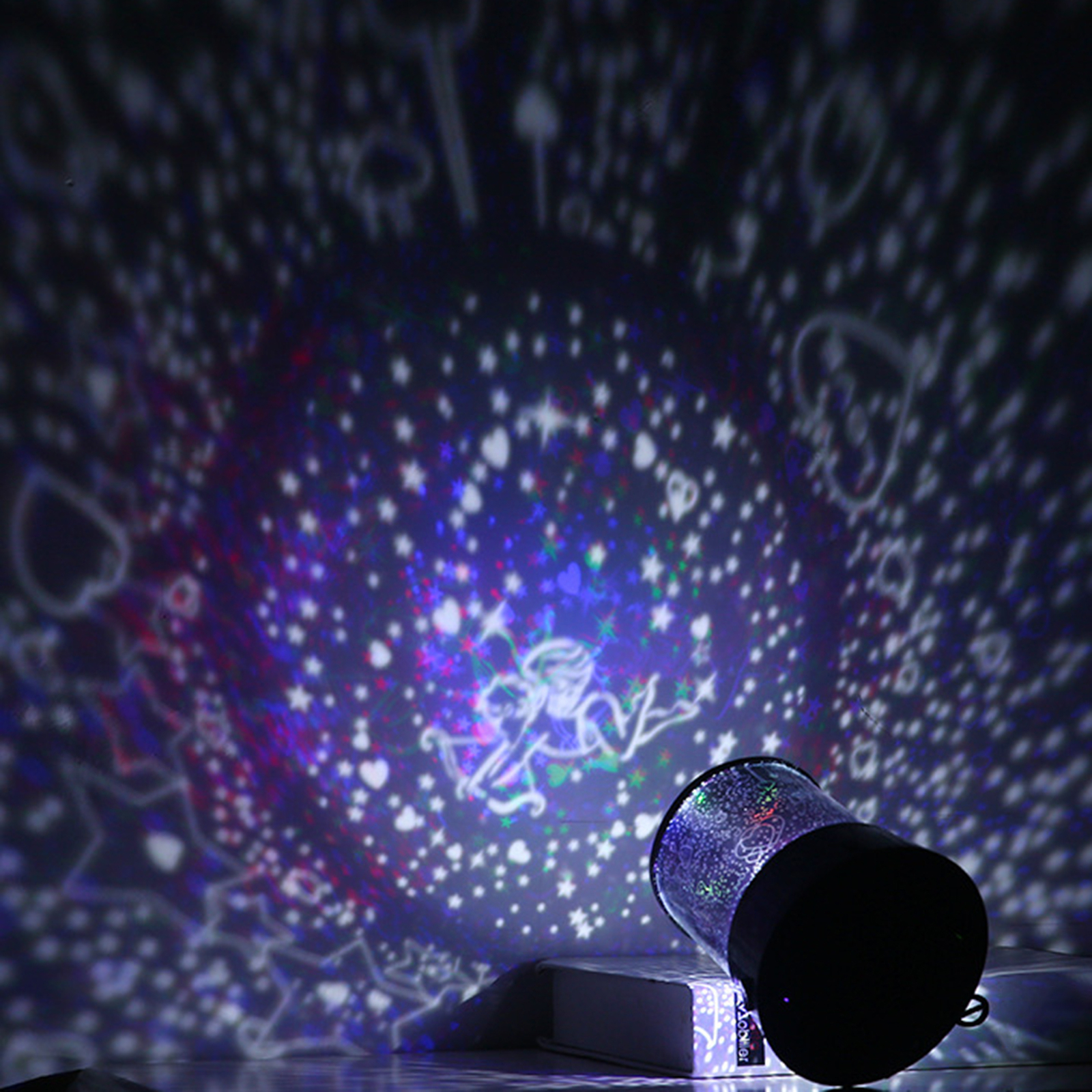 Night Lamp Projector Stunning Visual Effect Create Atmosphere Led ...