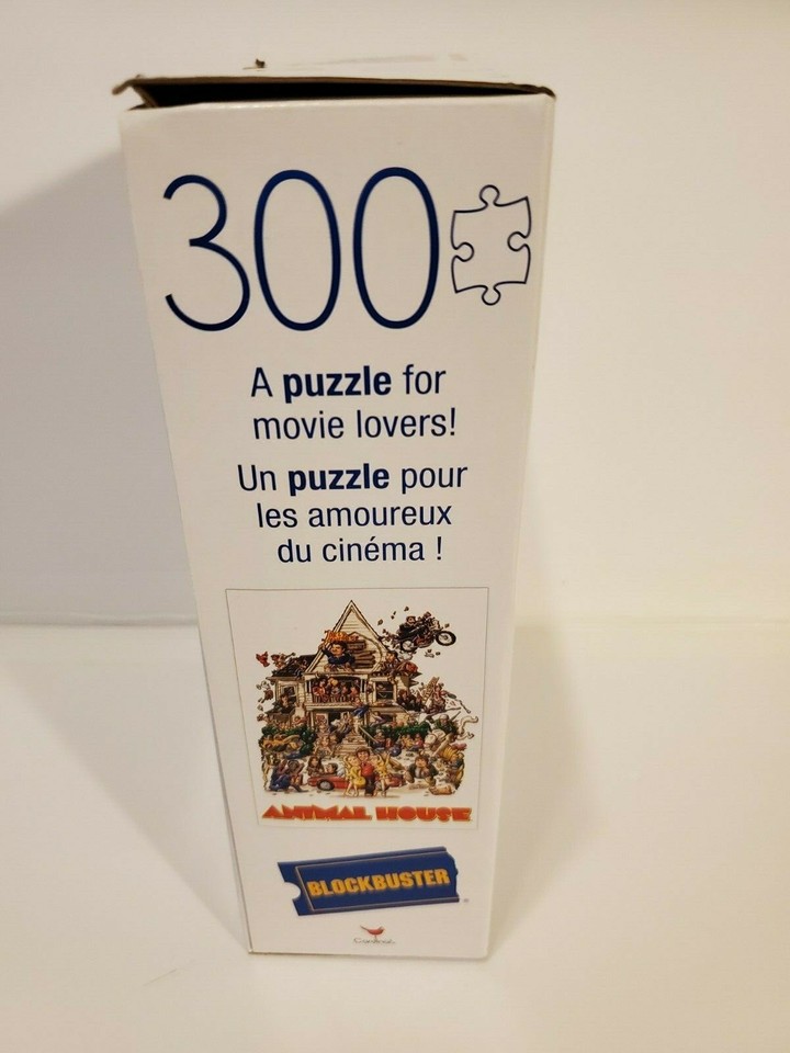 300 PIECE ANIMAL HOUSE MOVIE POSTER Jigsaw Puzzle Blockbuster Video ...