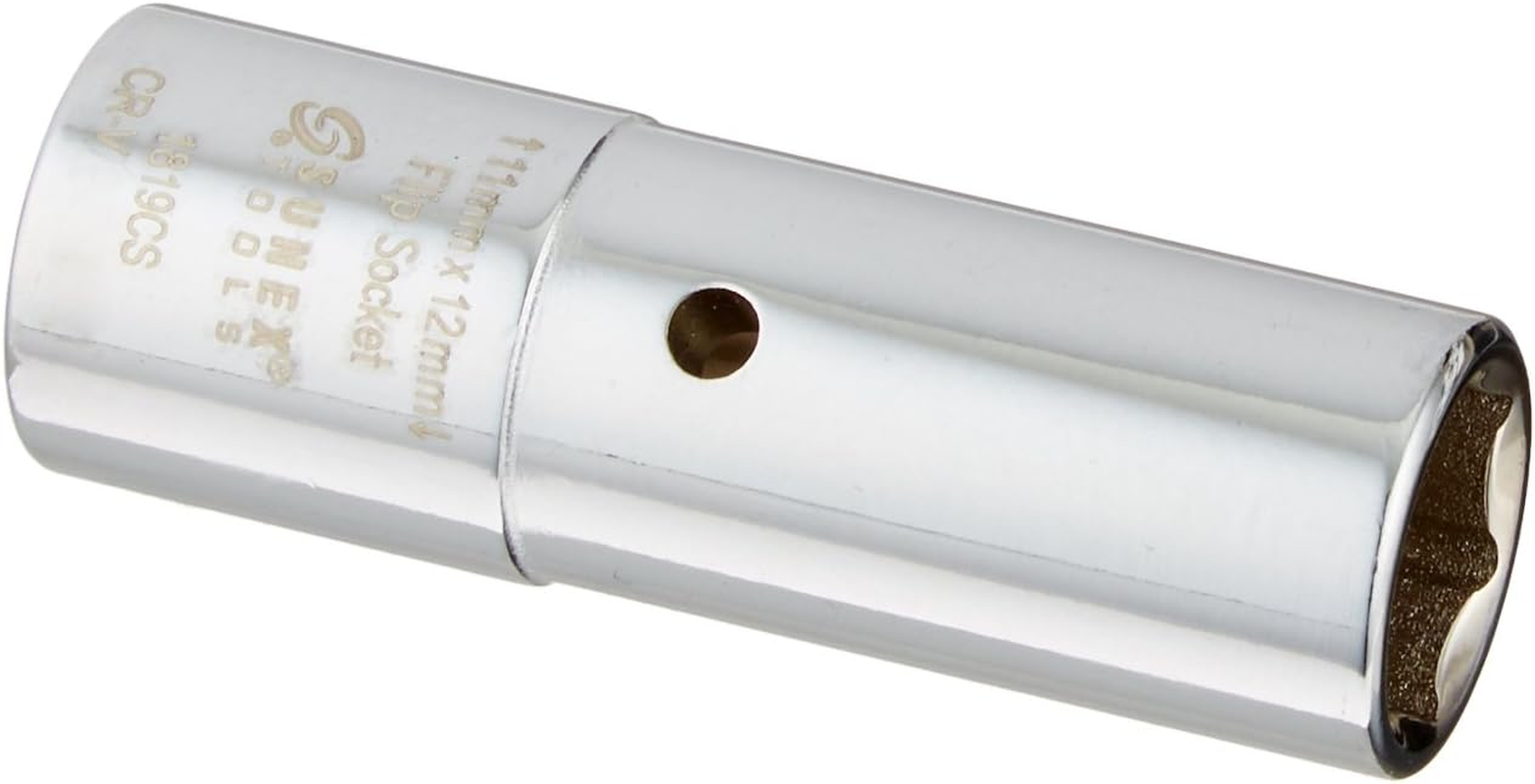 Sunex 1819Cs 1/4" Drive 11-Mm by 12-Mm Tpms Sensor Flip Socket ...