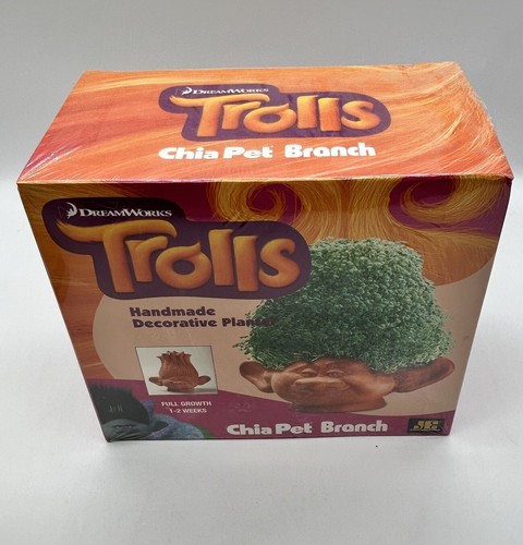 Branch - DreamWorks Chia Pet Trolls Decorative Pottery Planter w/ Seed ...