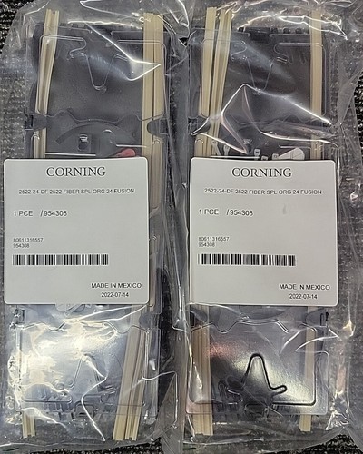 (Lot of 2) Corning 2522 Small Fiber Splice Organizer Trays 954308 NEW ...