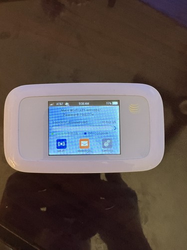 ZTE AT&T MF923 Velocity Mobile Hotspot WIFI White - VGC A1 for sale ...