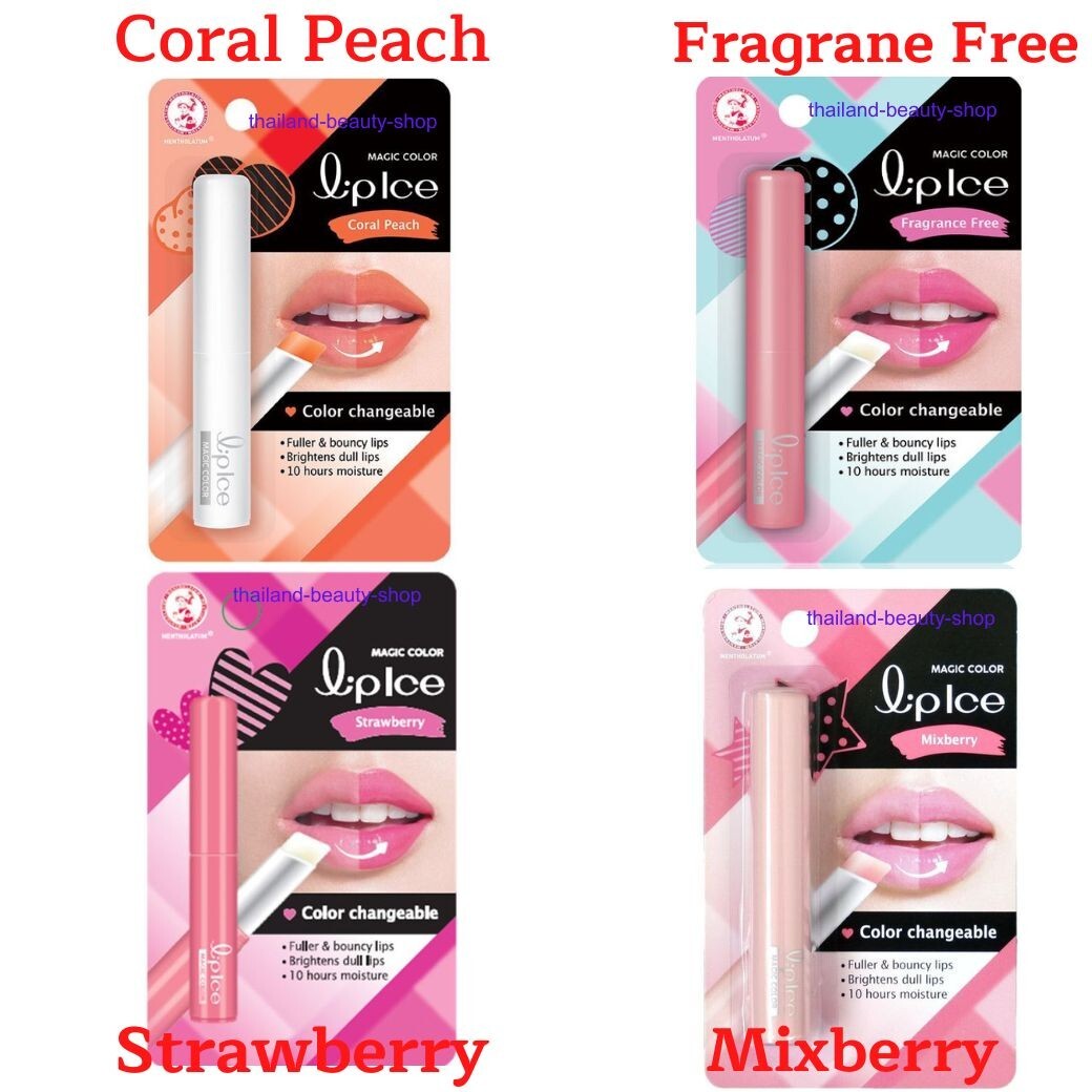 MENTHOLATUM Lip Ice Sheer color Lip Moisturizer Lipice Magic Color 2g ...