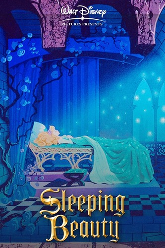 1959 Walt Disneys Sleeping Beauty Movie Poster 11X17 Princess Aurora ...