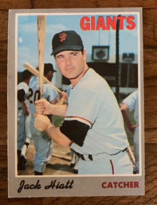 1970 TOPPS BASEBALL JACK HIATT #13 EX+ | eBay