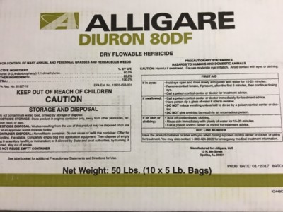 Diuron 80DF Herbicide - 10-5lb bags (Total of 50lbs) (Karmex DF) NO ...