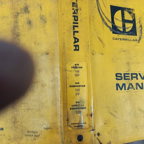 Caterpillar manual 814 TRACTOR 14R 90P / 815 COMPACTOR 15R 91P | eBay