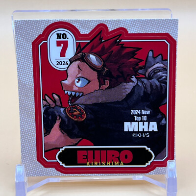 Eijiro Kirishima My Hero Academia MHA Mini Sticker Seal 2024 No.7 Japan ...