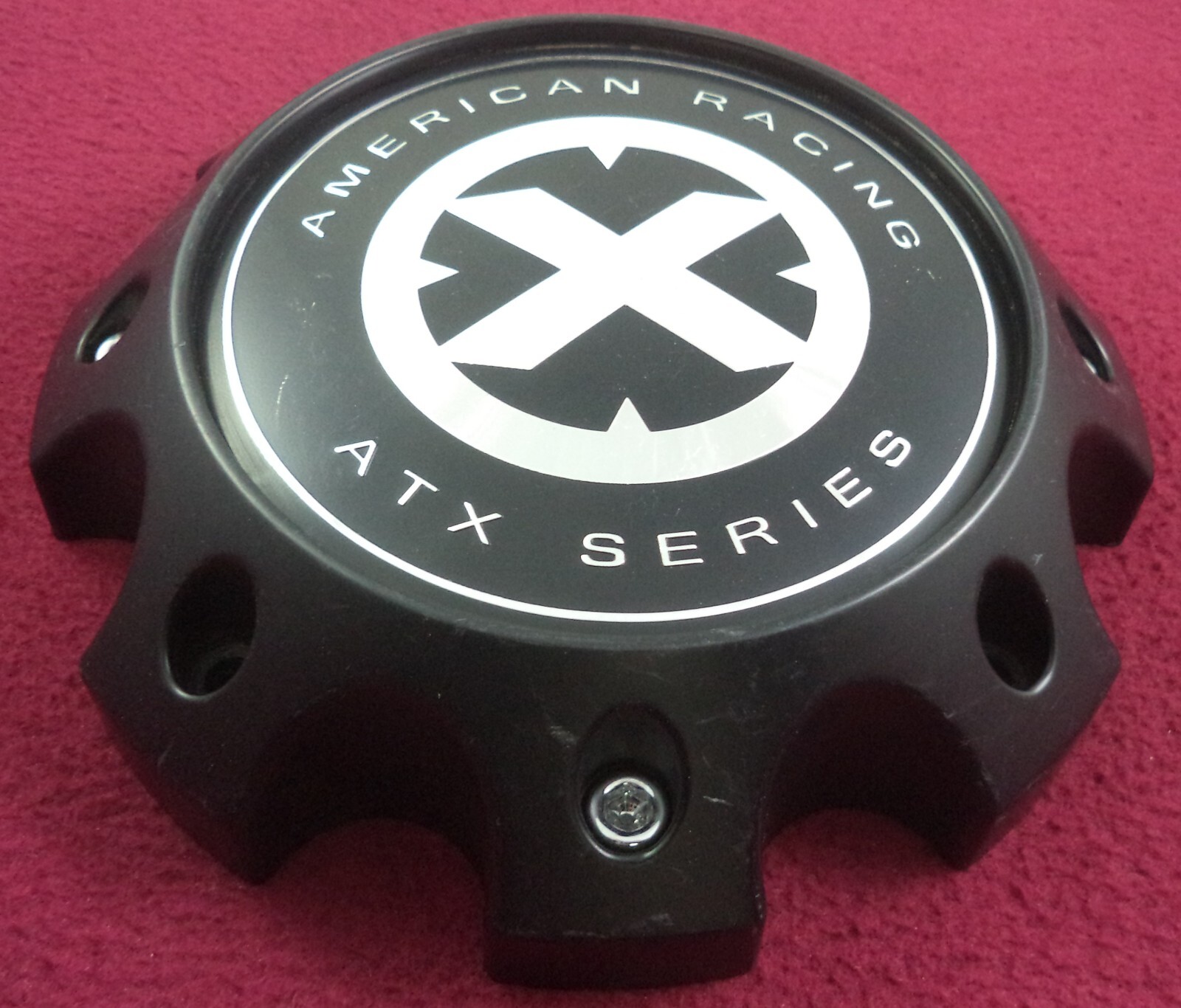 American Racing Wheels Flat Black Custom Wheel Center Cap # 1079L170 ...