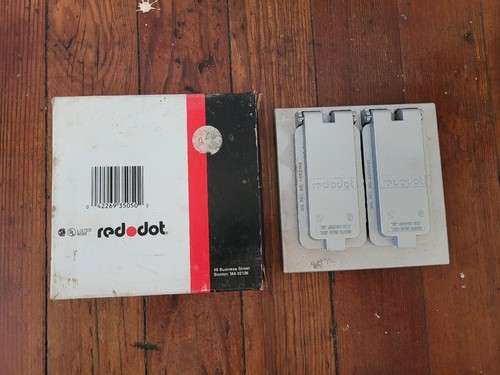 NEW STEEL CITY RED DOT WR281-C WEATHER PROOF 2 GANG OUTLET COVER | eBay