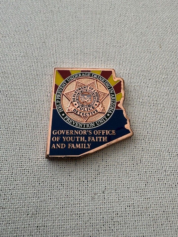 Rare Arizona Liquor Police Patch And Coin Lot ABC | eBay