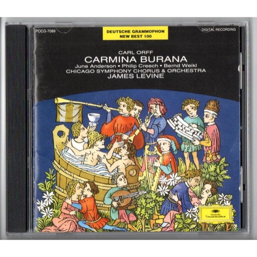 Cd Carl Orph Carmina Burana James Levine Chicago Symphony Orchestra ...