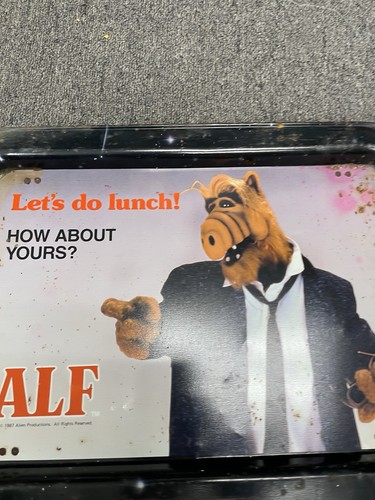 Vintage 1987 Lets Do Lunch ALF Metal TV Tray | eBay