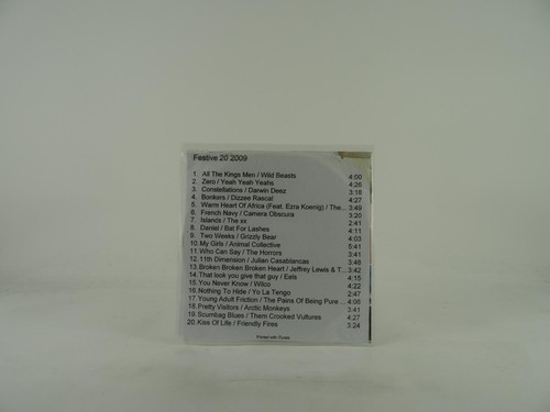 VARIOUS ARTISTS FESTIVE 20 2009 (360) 20+ Track Promo CD Album with Picture Slee | eBay