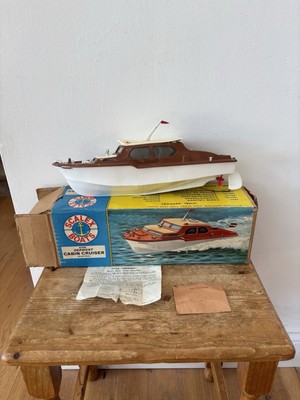 TRIANG SCALEX CABIN CRUISER DERWENT BATTERY BOAT WITH GOOD BOX | eBay UK