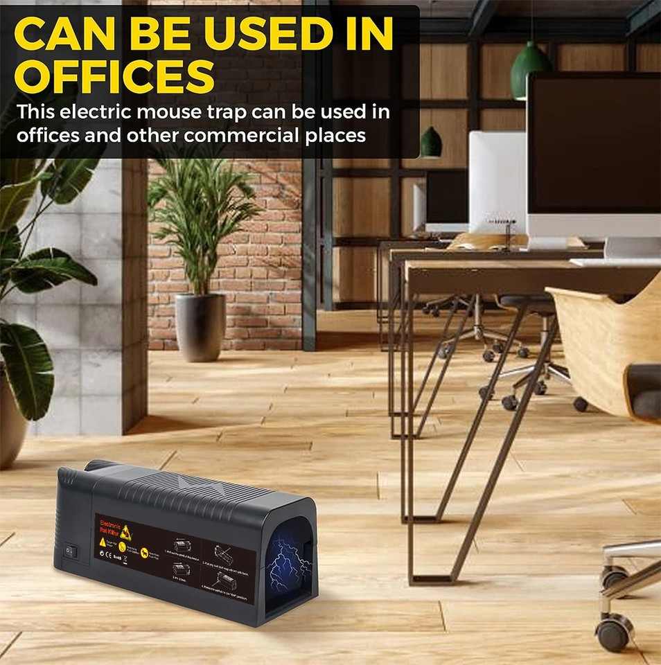 Electronic Mouse Trap Mice Rat Killer Pest Victor Control Electric ...