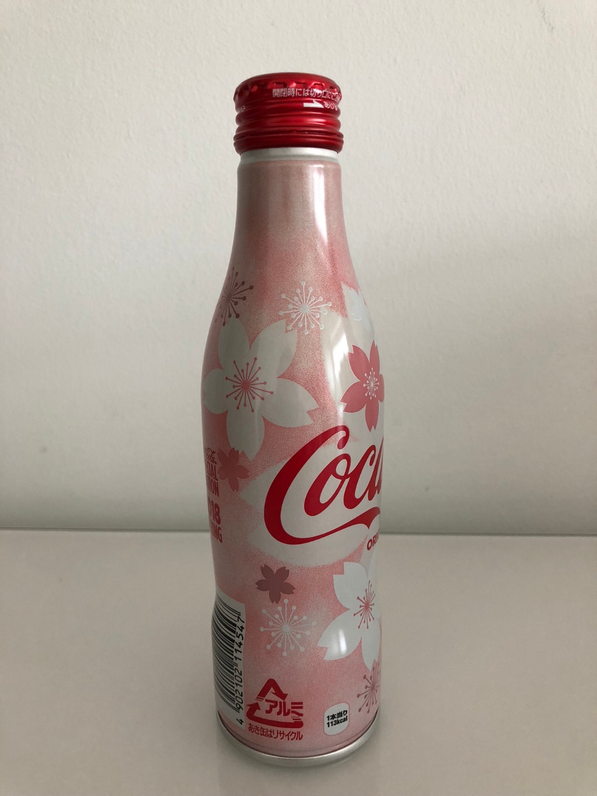 Coca Cola 2018 Special Edition Sakura Aluminum Full Bottle Cherry ...
