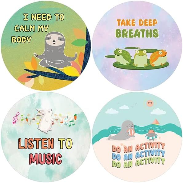 Emotional Regulation Stickers (20 Sets X 16 Designs) | eBay