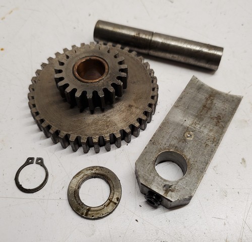 Clausing 5900 Metal Lathe Parts Apron Compound Gear Assembly Shaft ...