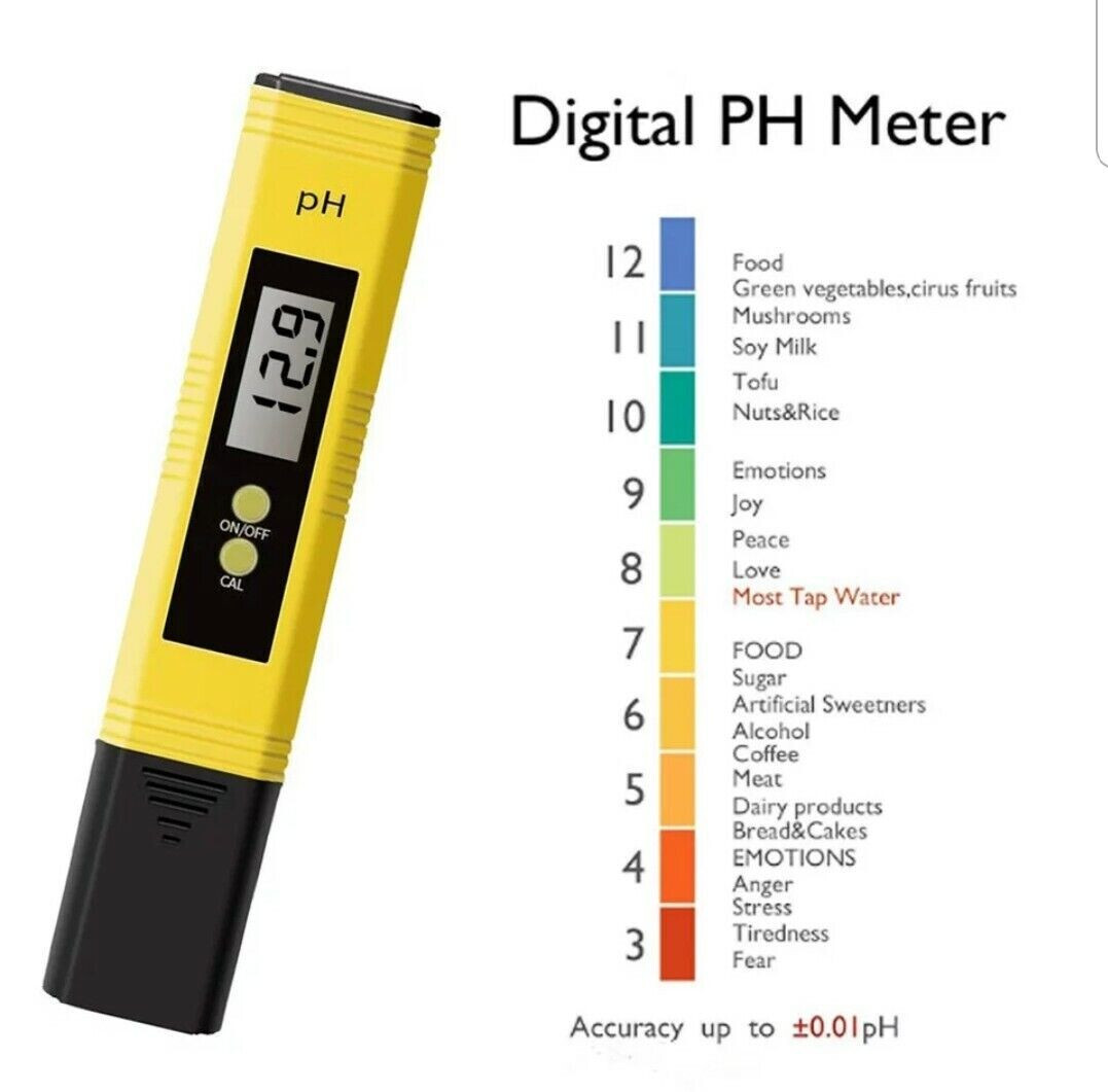 PH Meter LCD Digital Electric Tester Pen Water Hydroponics Test Kit ...