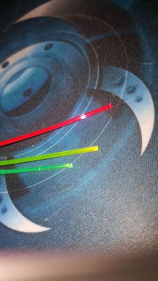 4x Rods *Neon Fiber Optic Replacement Sight Rods .060"/1.5mm or .040 ...