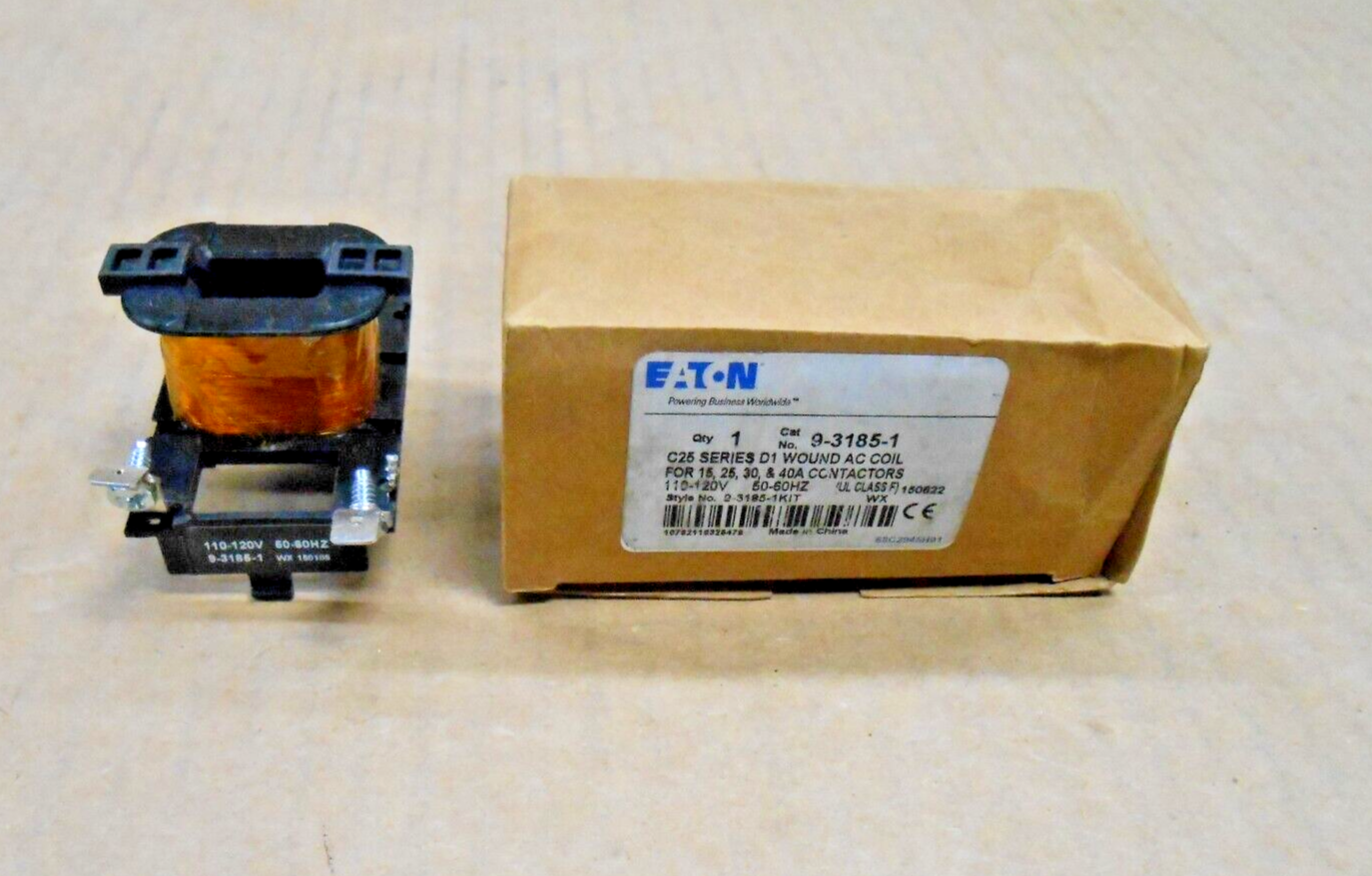NEW EATON 9-3185-1 WOUND AC COIL 110-120V FOR C25 CONTACTORS 50/60HZ ...