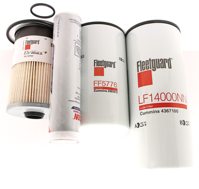 CUMMINS ISX15 OIL CHANGE KIT LF14000NN, FF5776, FS19764, FREE TUBE ...