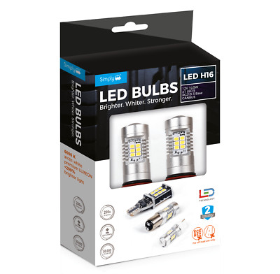 LED BULBS H16 21 LED`S 12V/10.5W BASE PGJ19-3 CANBUS (PAIR) | eBay UK