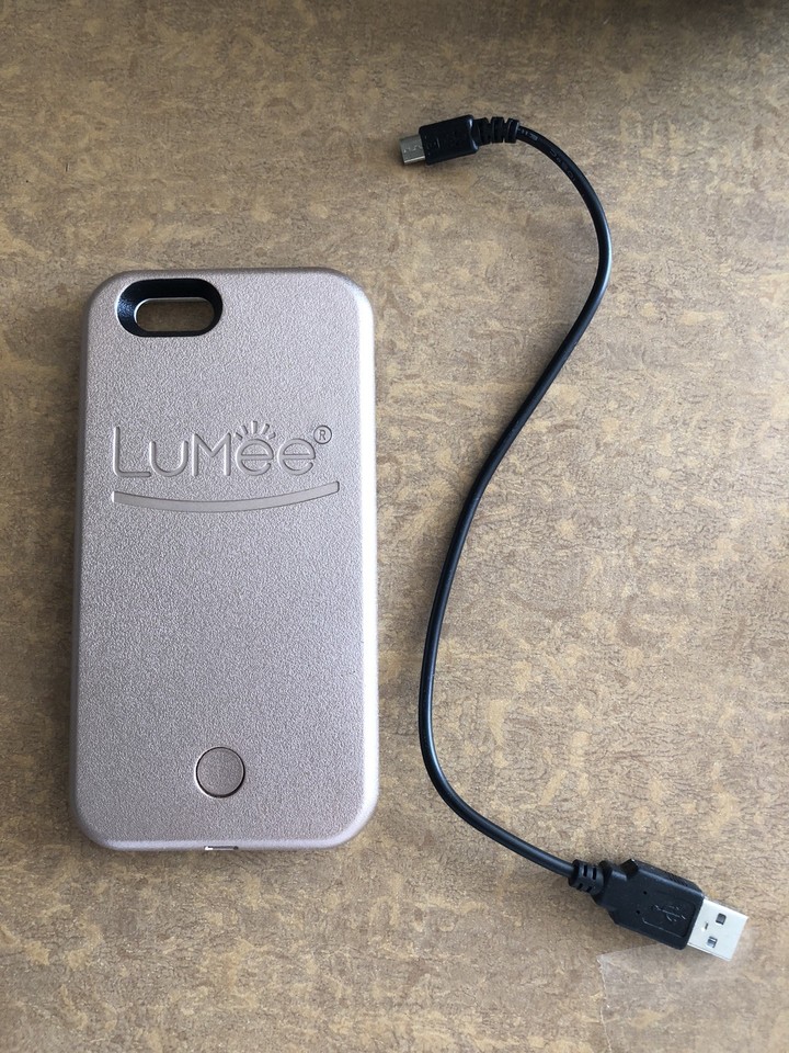 LuMee Illuminated Selfie Cell Phone Case for iPhone 6 - Rose Gold | eBay