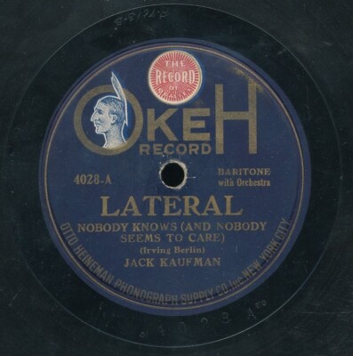 78tk-vocal-OKEH 4028-Jack Kaufman/Peerless Qt-(Nobody Knows/Goodnight ...