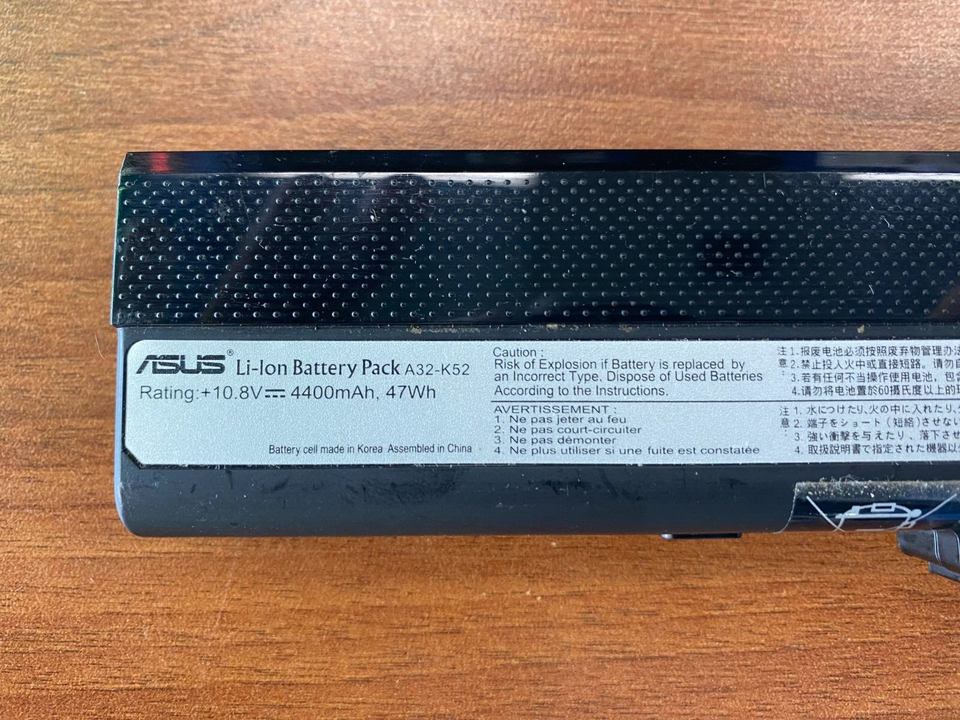 A32-K52 Laptop Battery For Asus A42J K52 K52F K52J K52JB K52JC K52JE ...