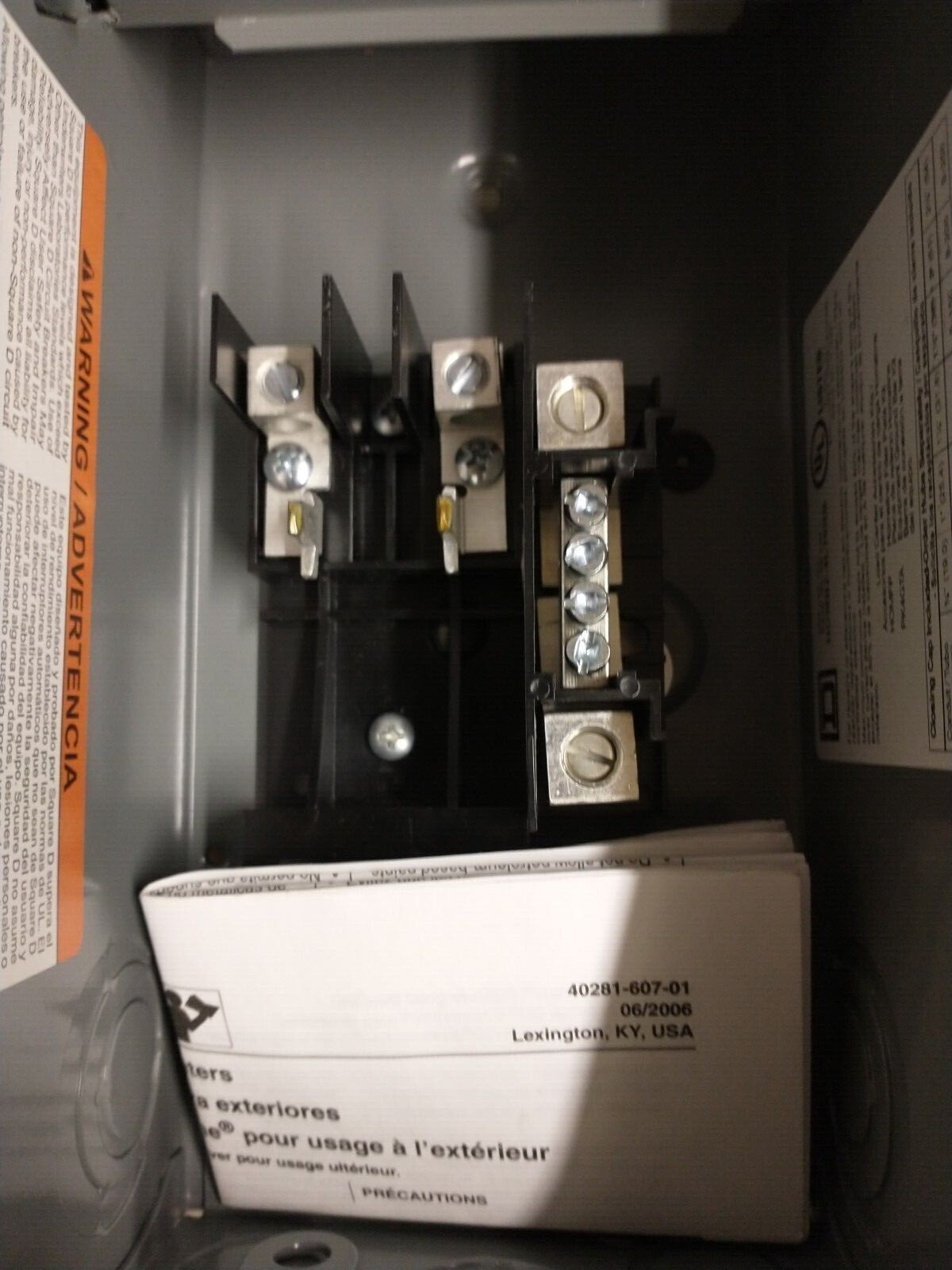 Square D HOM24L70RBCP 70-Amp 2-Space 4-Circuit Main Lugs Load Center ...