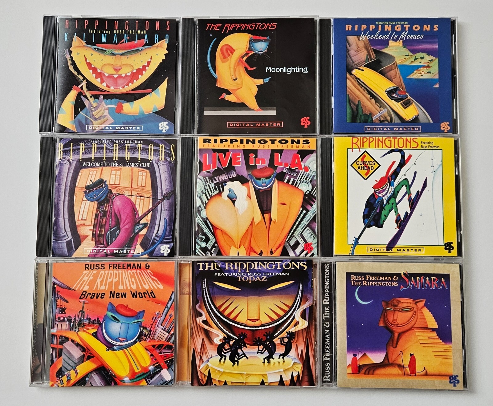 9 CD lot The Rippingtons / Russ Freeman (Smooth Jazz) | eBay