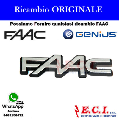FAAC Original 7324745 Platte Logo FAAC | eBay
